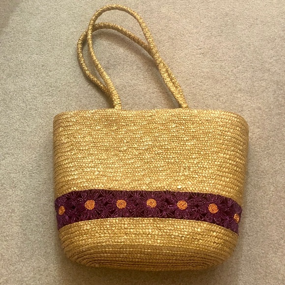 Bags | Vintage Large Draw String Tote | Poshmark